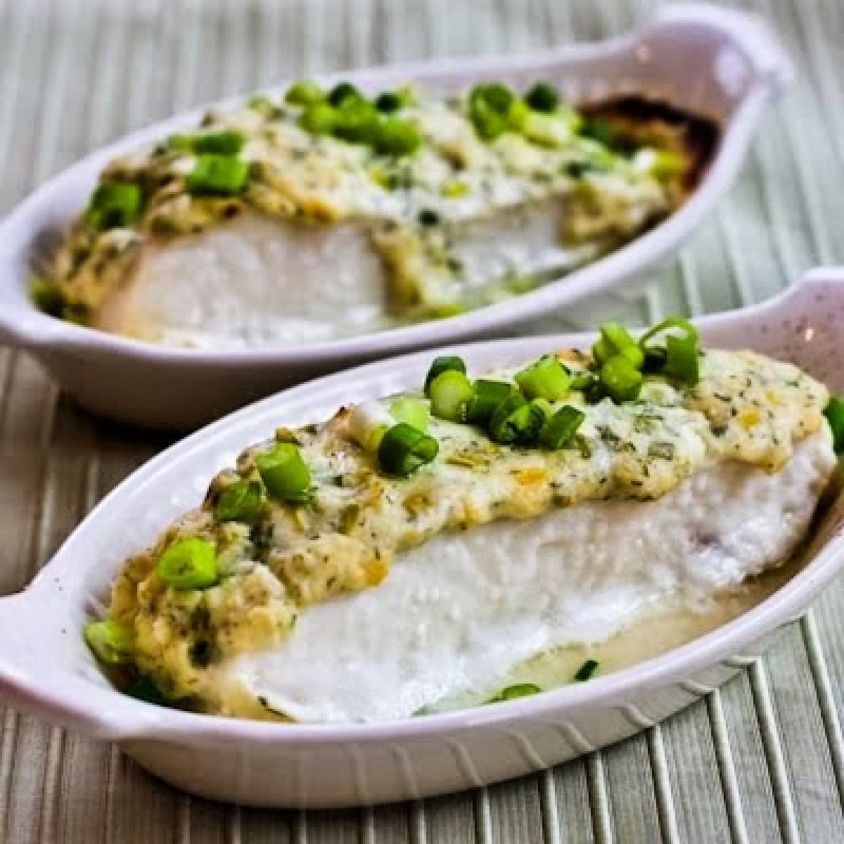 Baked Halibut (with Sour Cream, Parmesan, and Dill)